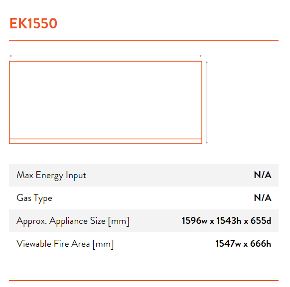 Escea EK1550 Outdoor Wood Fireplace Kitchen – Heatrite